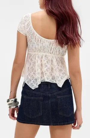 BDG URBAN OUTFITTERS Ultra Mini Denim Skirt - Rinse