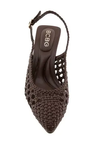 Bcbgmaxazria Slingback Pointed Toe Pumps - Chicory