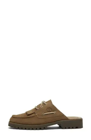 Timberland Authentic 3-eye Lug Mule - Medium Beige Suede