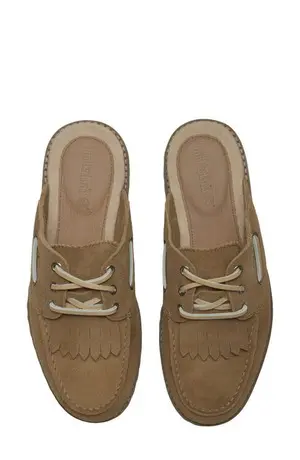 Timberland Authentic 3-eye Lug Mule - Medium Beige Suede