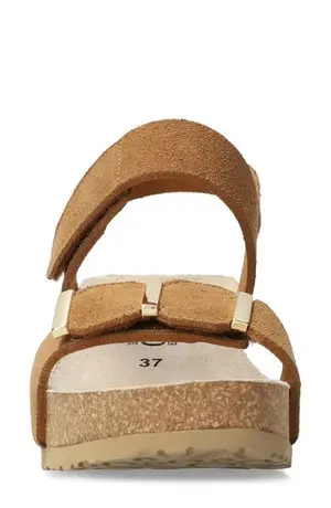 Mephisto Leonore Ankle Strap Sandal - Tobacco