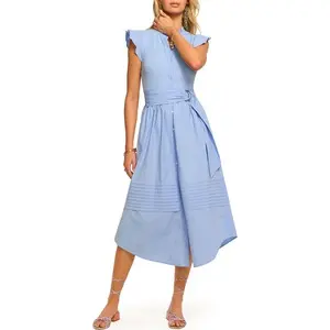 Ramy Brook Odessa Belted Midi Dress
