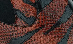 Versace Tiger Python Embossed Texan Boots