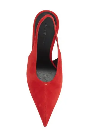Khaite Bella Slingback Pump - Lipstick