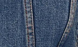 Versace Cropped Denim Trucker Jacket - Medium Blue