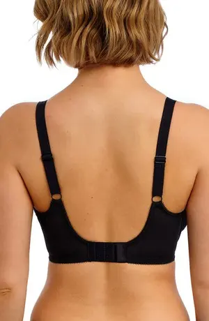Freya Quinn Lace Underwire Plunge Bra - Black
