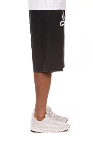 ICECREAM Fenton 5-pocket Cotton Twill Shorts - Black