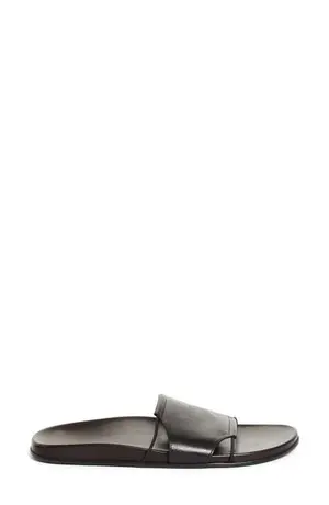THE ROW Vivienne Slide Sandal - Black