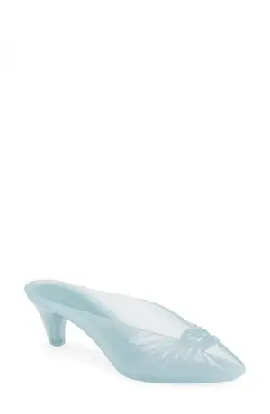 Chloé Jelly Peep Toe Kitten Heel Mule