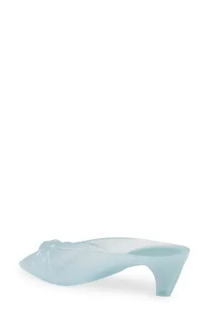 Chloé Jelly Peep Toe Kitten Heel Mule