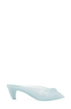 Chloé Jelly Peep Toe Kitten Heel Mule