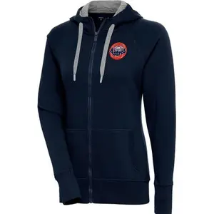 ANTIGUA Houston Astros Cooperstown Victory Full-zip Hoodie - Navy