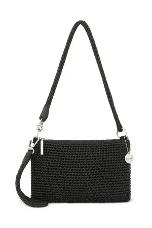 THE SAK Vita Hand-crochet Crossbody Wristlet - Black
