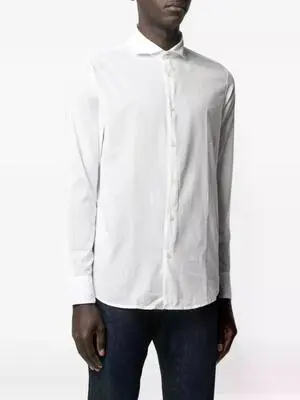DEPERLU Leon Button-up Linen Shirt - White