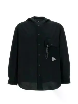 AND WANDER Chest-pocket Hooded Jacket