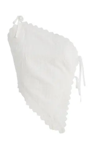ELCE Fiora Cotton Doily Top - White