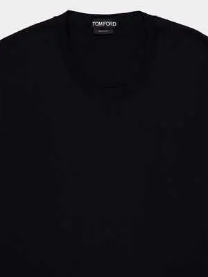 TOM FORD Pure Cotton Crew Neck T-shirt