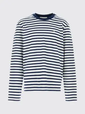 AMI Paris Long Sleeve Striped T-shirt - Ink