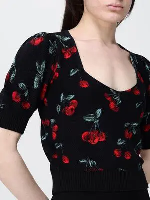 TWINSET Cotton Jacquard Motif Sweater