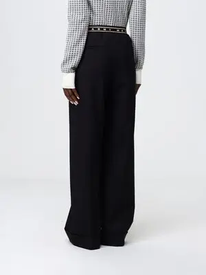 Marni Virgin Wool Palazzo Trousers - Black