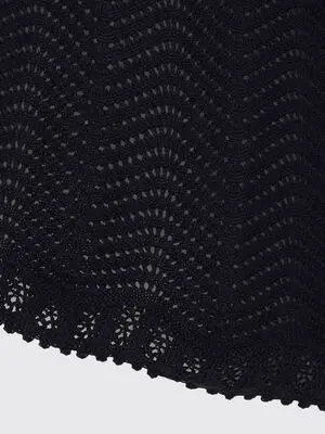 TWINSET Perforated Cotton Knit Top