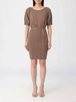 Elisabetta Franchi Elisabetta Franchi Viscose Knit Sheath Dress Earth