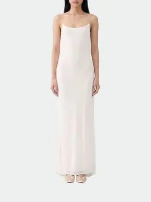 Jacquemus Viscose Knit Maxi Dress - White