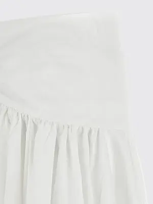 Jacquemus Pleated Midi Skirt - White
