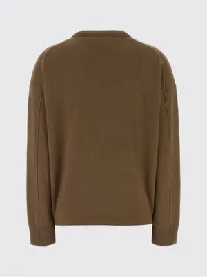 Max Mara Virgin Wool And Cashmere Crew-neck Pullover - Brown