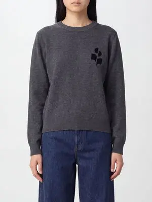 Isabel Marant Étoile Wool And Cotton Crewneck Pullover - Charcoal