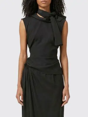 Our Legacy Sleeveless High Neck Top With Tie Detail