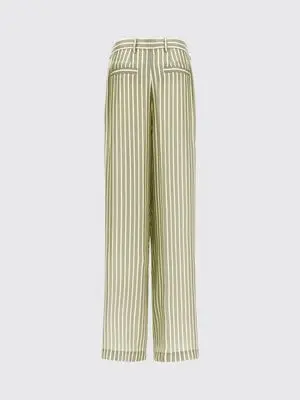 Dries Van Noten Striped Cupro Palazzo Trousers