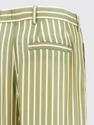 Dries Van Noten Striped Cupro Palazzo Trousers