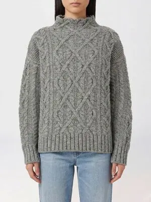 JIL SANDER Cable Knit Sweater - Grey