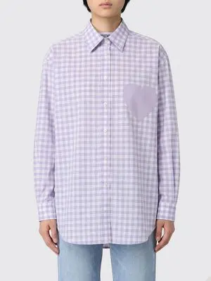 Moschino Gingham Heart Applique Shirt - Multicolor