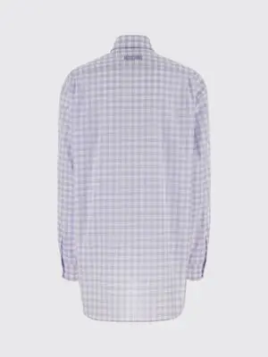 Moschino Gingham Heart Applique Shirt - Multicolor