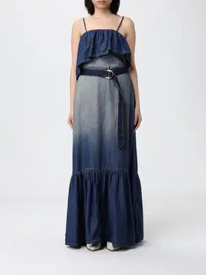 Pinko Maxi Dress - Denim