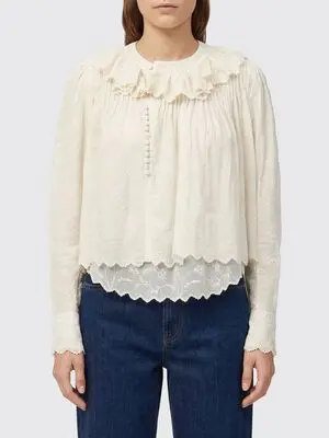 Isabel Marant Étoile Cotton And Silk Embroidered Blouse