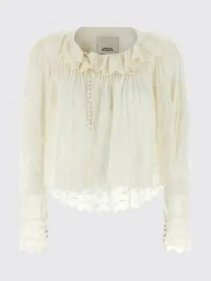 Isabel Marant Étoile Cotton And Silk Embroidered Blouse