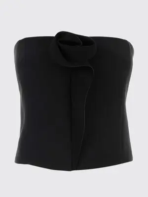 Giorgio Armani Strapless Corset Top With Rose Detail