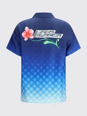 Casablanca Silk Graphic Print Shirt