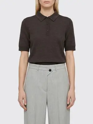 Loulou De Saison Cashmere Knit Polo Shirt