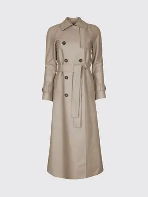 Harris Wharf London Double-breasted Virgin Wool Trench Coat