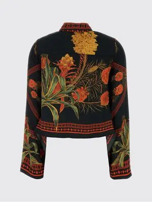 Blumarine Printed Viscose Shirt - Black