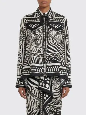 Blumarine Floral Print Shirt - White