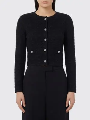 Alessandra Rich Cropped Button-detailed Sweater