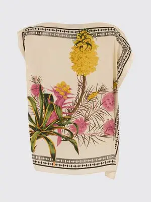 Blumarine Floral Print Asymmetrical Top