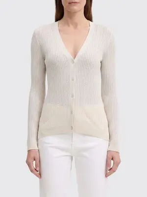 Liu Jo Viscose Blend Knit Polo Shirt - Beige