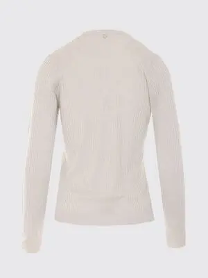 Liu Jo Viscose Blend Knit Polo Shirt - Beige