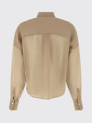 Brunello Cucinelli Draped Shirt - Brown